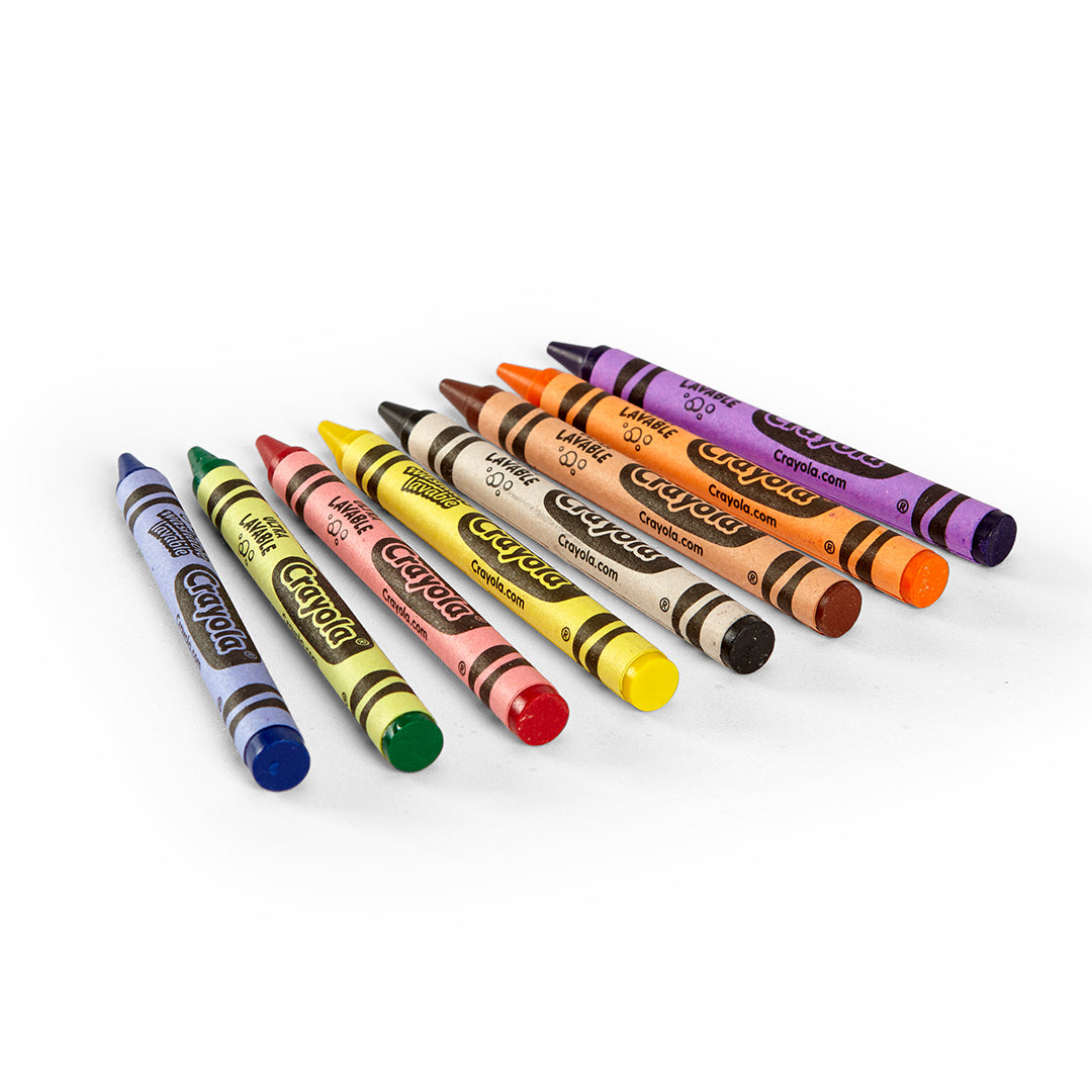 Crayola 8 Ultra Clean Washable Large Crayons - Babyfair Ltd