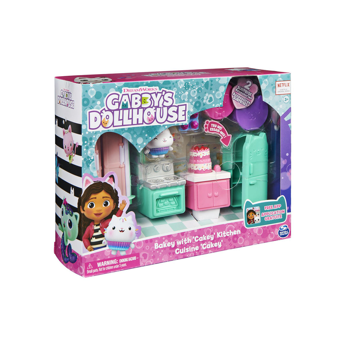 Gabby's Dollhouse Bakey with Cakey Kitchen - Babyfair Ltd