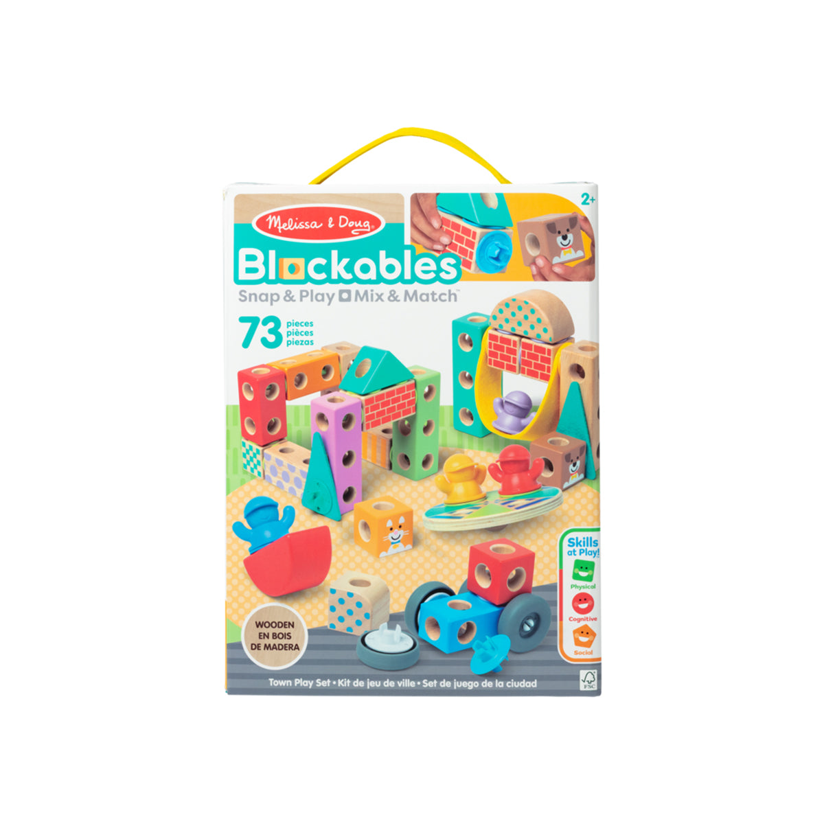 Melissa & Doug - Blockables Town Building Set - Babyfair Ltd