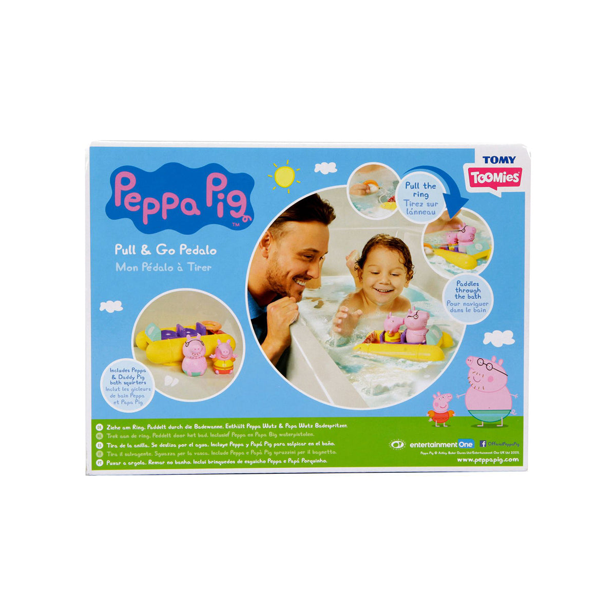 Toomies Peppa Pig Pull & Go Pedalo - Babyfair Ltd