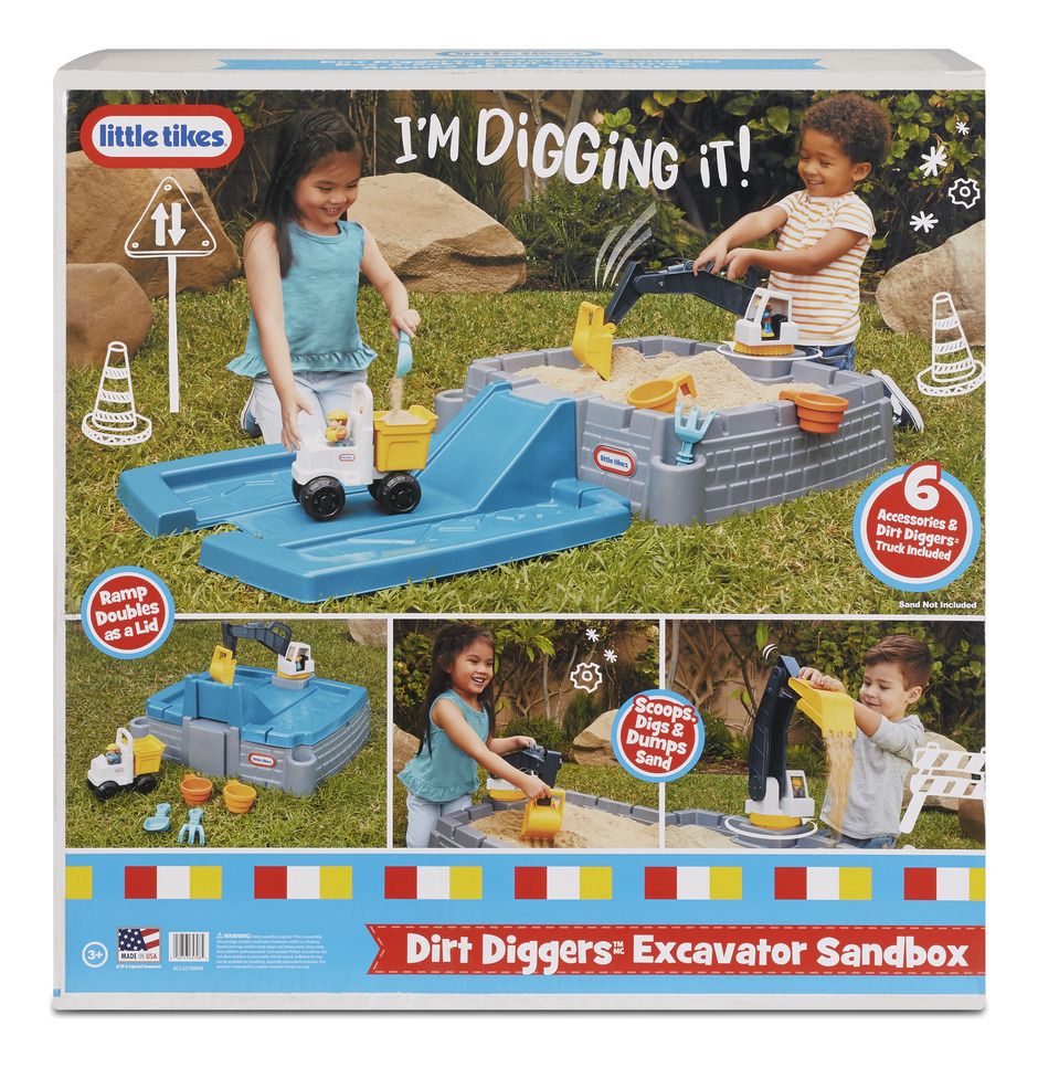 Little Tikes Dirt Diggers Excavator Sandbox - Babyfair Ltd