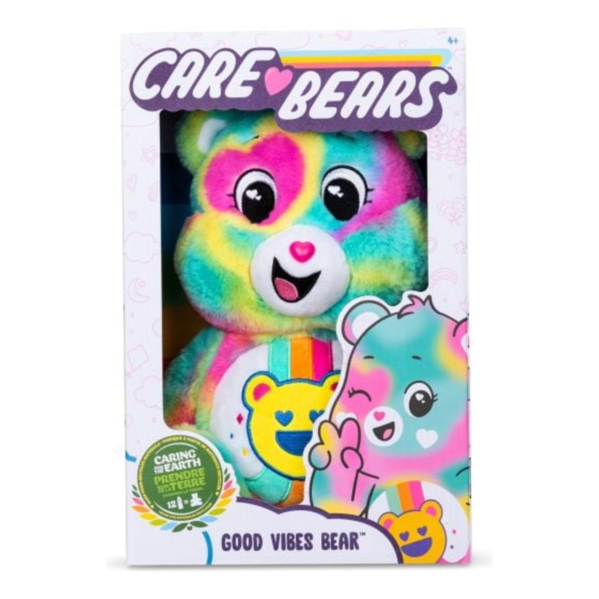 Care Bears 35cm Good Vibes Bear Medium Plush - Babyfair Ltd