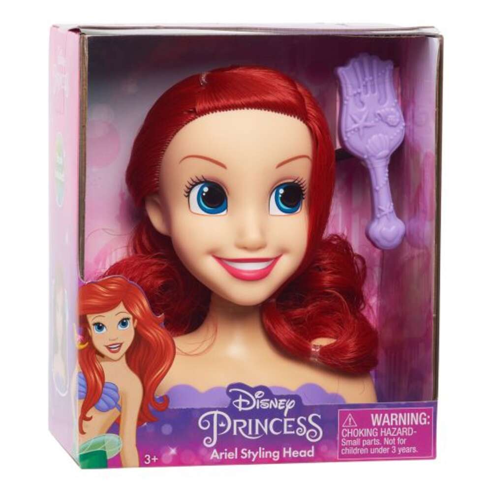 Disney Princess Small Styling Head Ariel - Babyfair Ltd