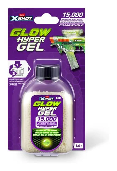 XShot Hyper Gel Glow Pellet Refill Pack (15,000 Hyper Gel Pellets ...