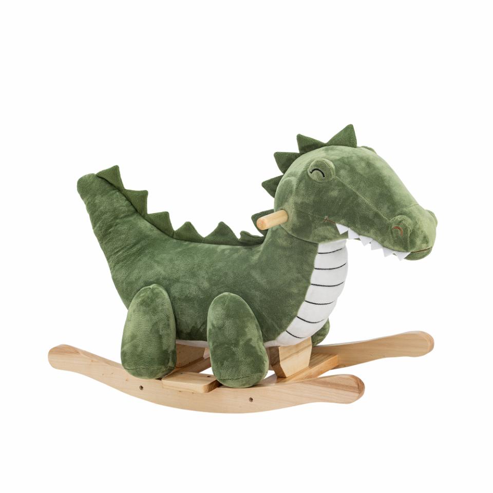 Bloomingville Mini Arnie Rocking Toy Crocodile - Green Polyester ...