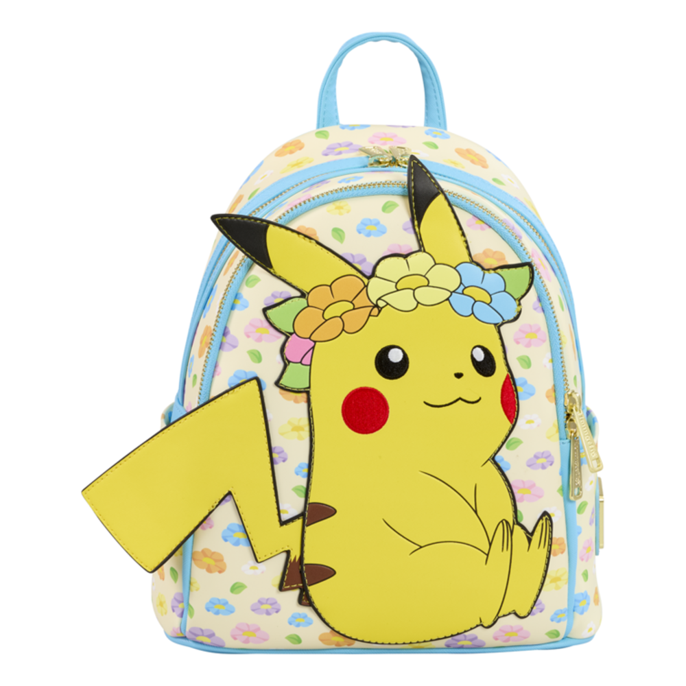 Loungefly - Pokemon Pikachu Floral Crown Mini Backpack - Babyfair Ltd