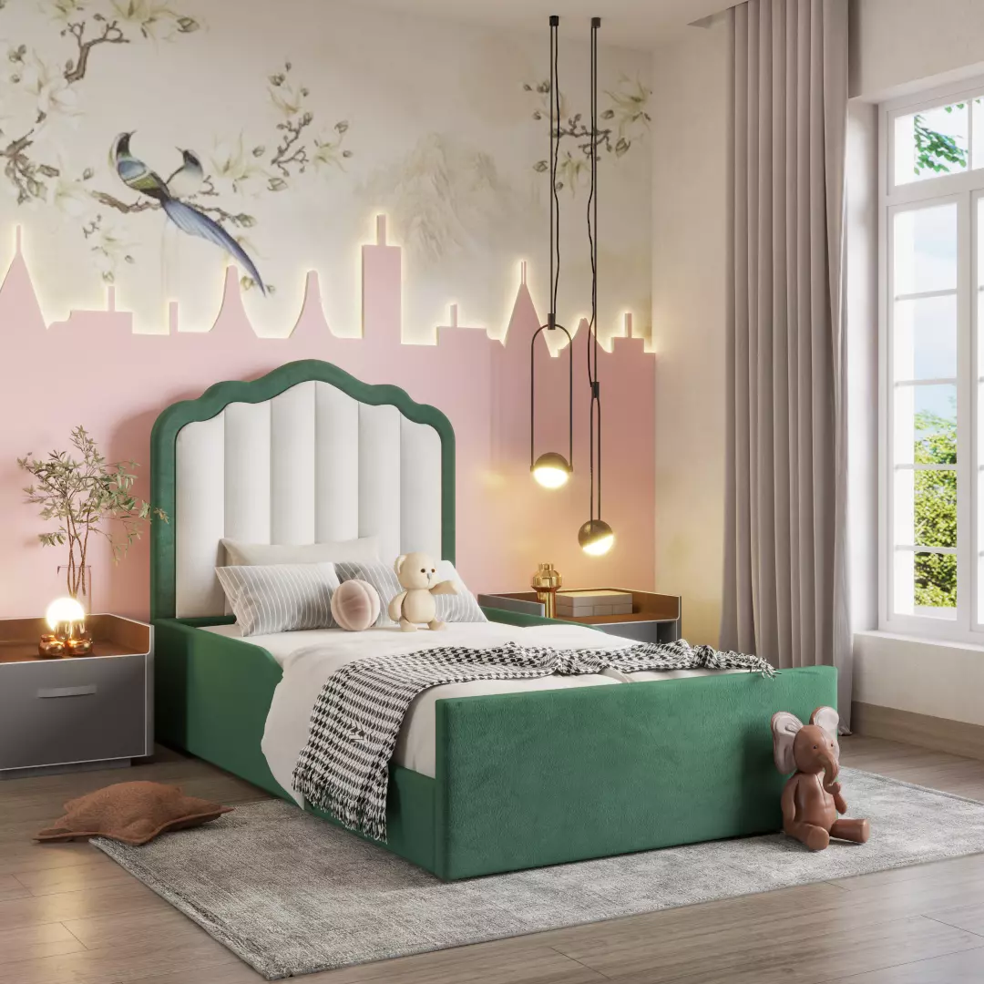 Eve Arch Kids Bed - Small Single (2ft6) / Slats - Babyfair Ltd
