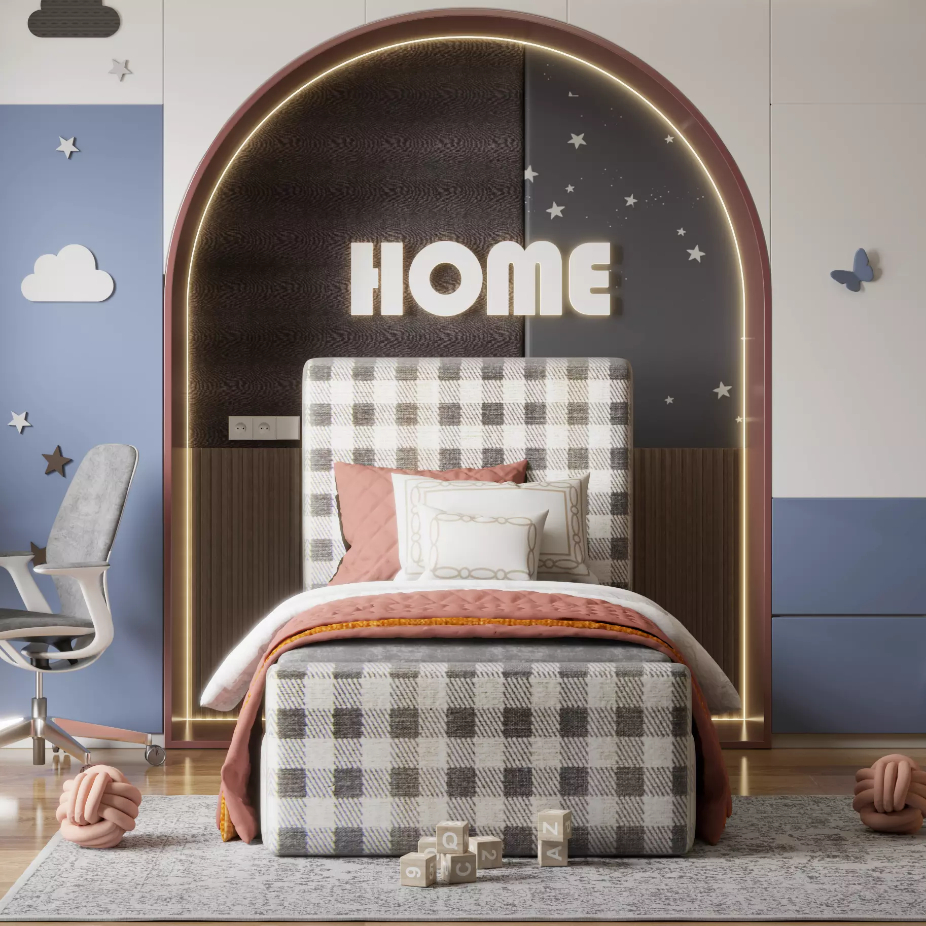 Royal Checkmate Kids Bed - Babyfair Ltd
