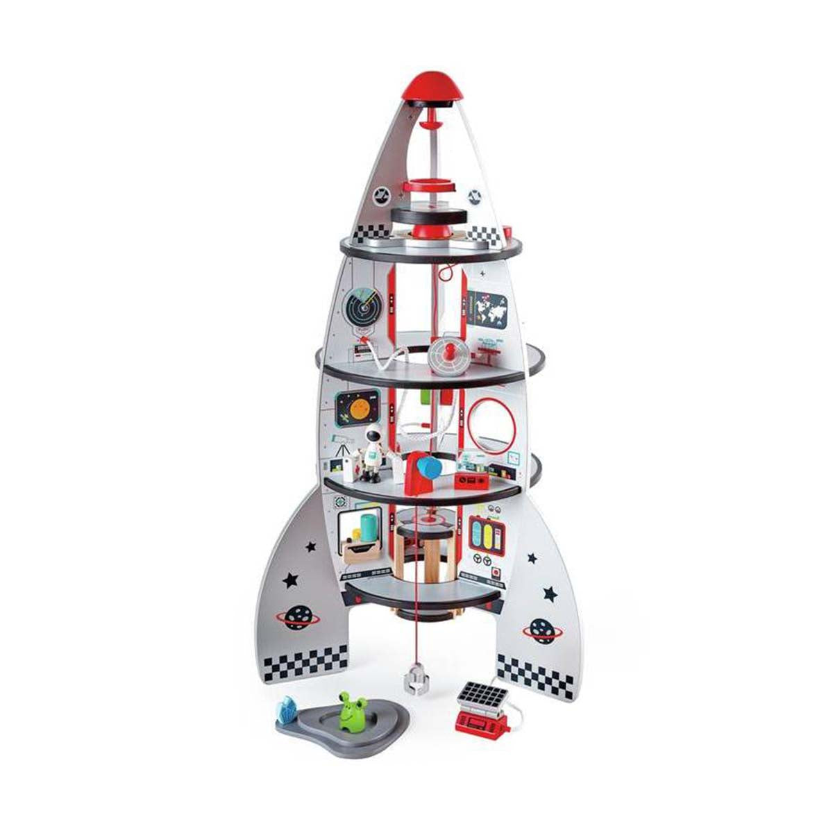 Hape Four-Stage Rocket Ship - Babyfair Ltd