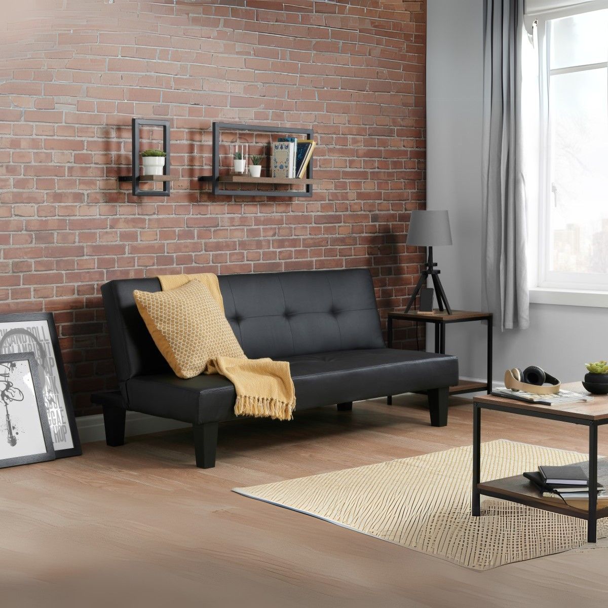 Franklin Sofa Bed Black - Babyfair Ltd