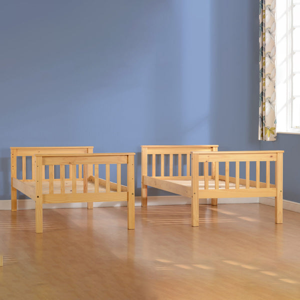 Neptune 3FT Bunk Bed - Oak Effect - Babyfair Ltd