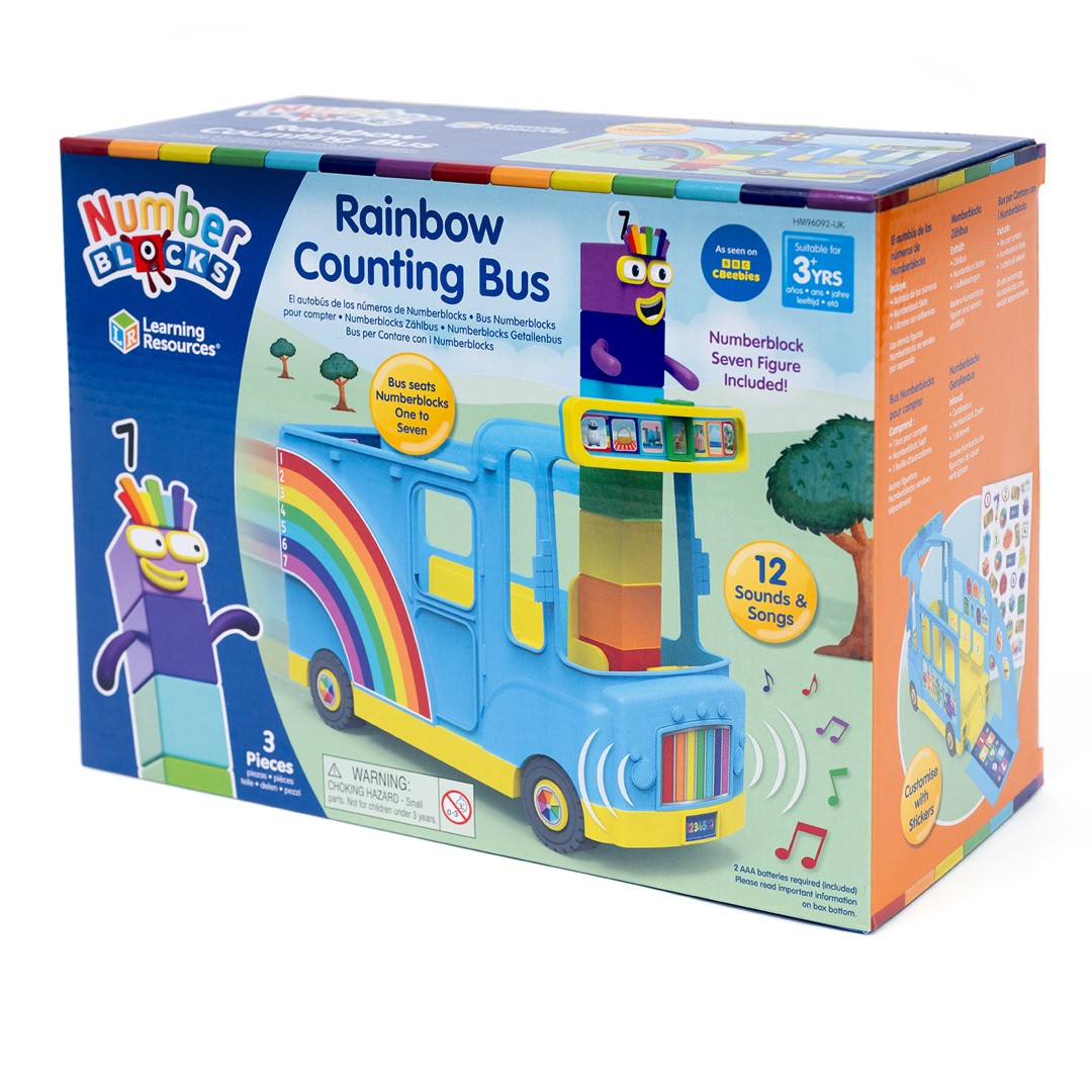 Numberblocks Rainbow Counting Bus - Babyfair Ltd