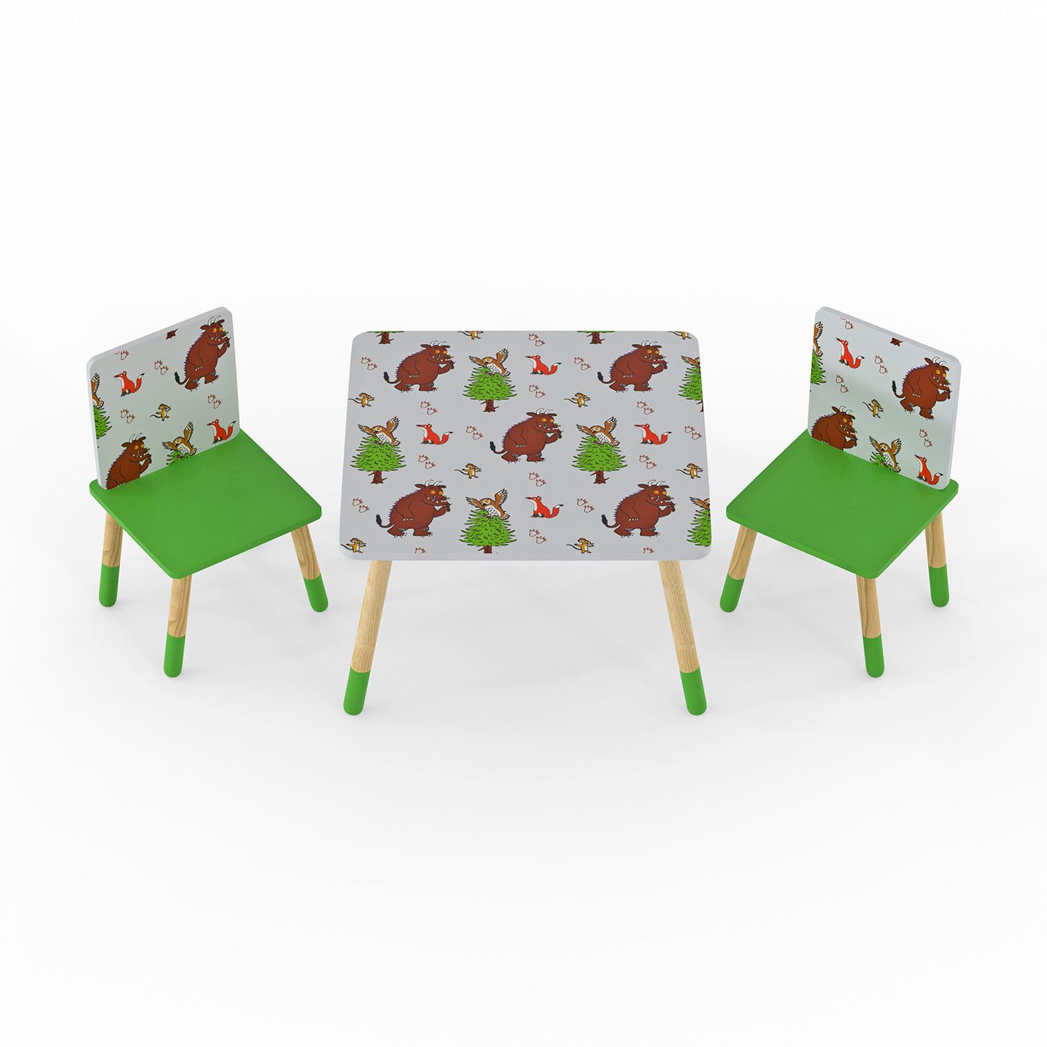 Kidsaw The Gruffalo Table & 2 Chairs - Pattern - Babyfair Ltd